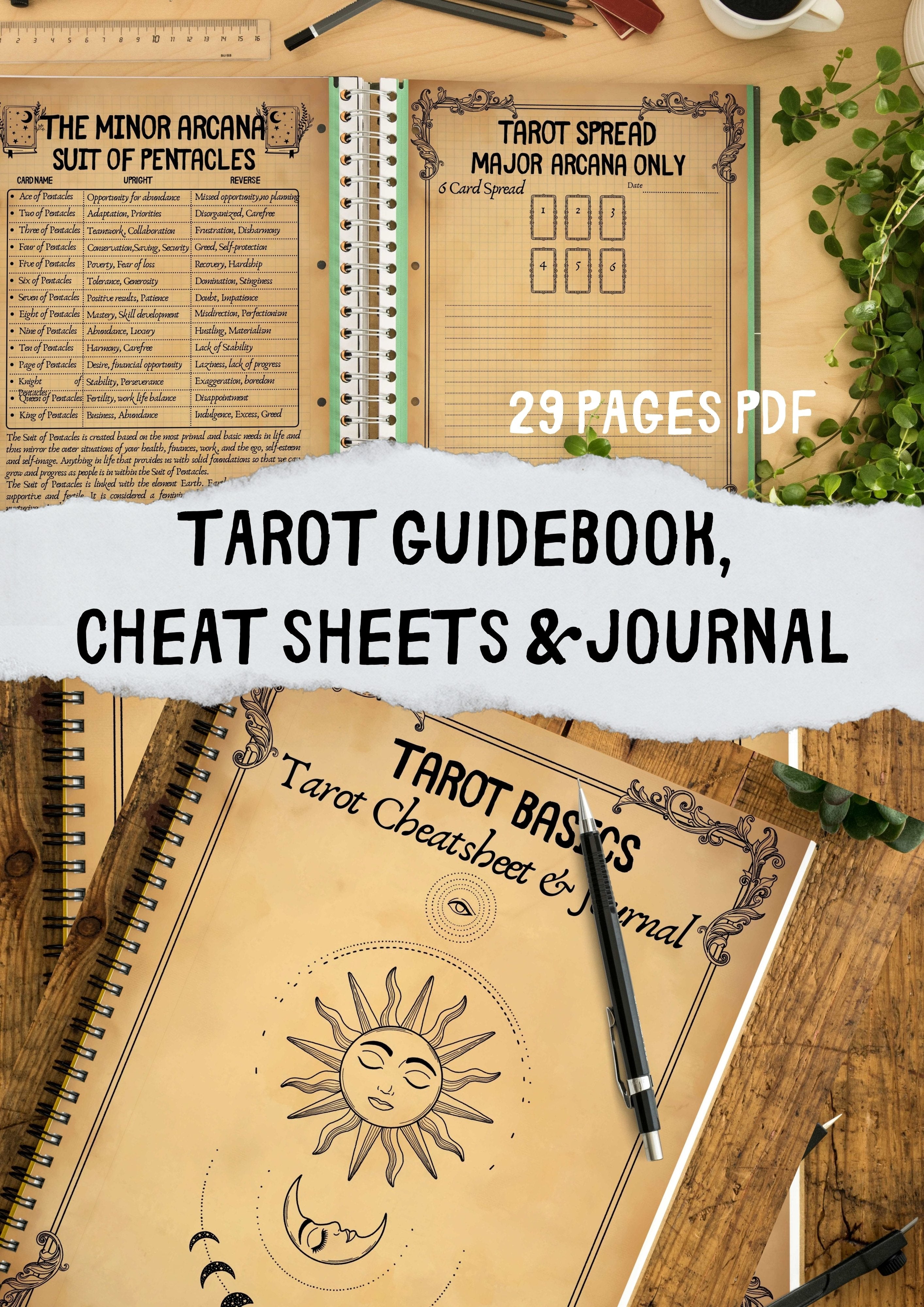 Tarot Card Meanings Cheat Sheet