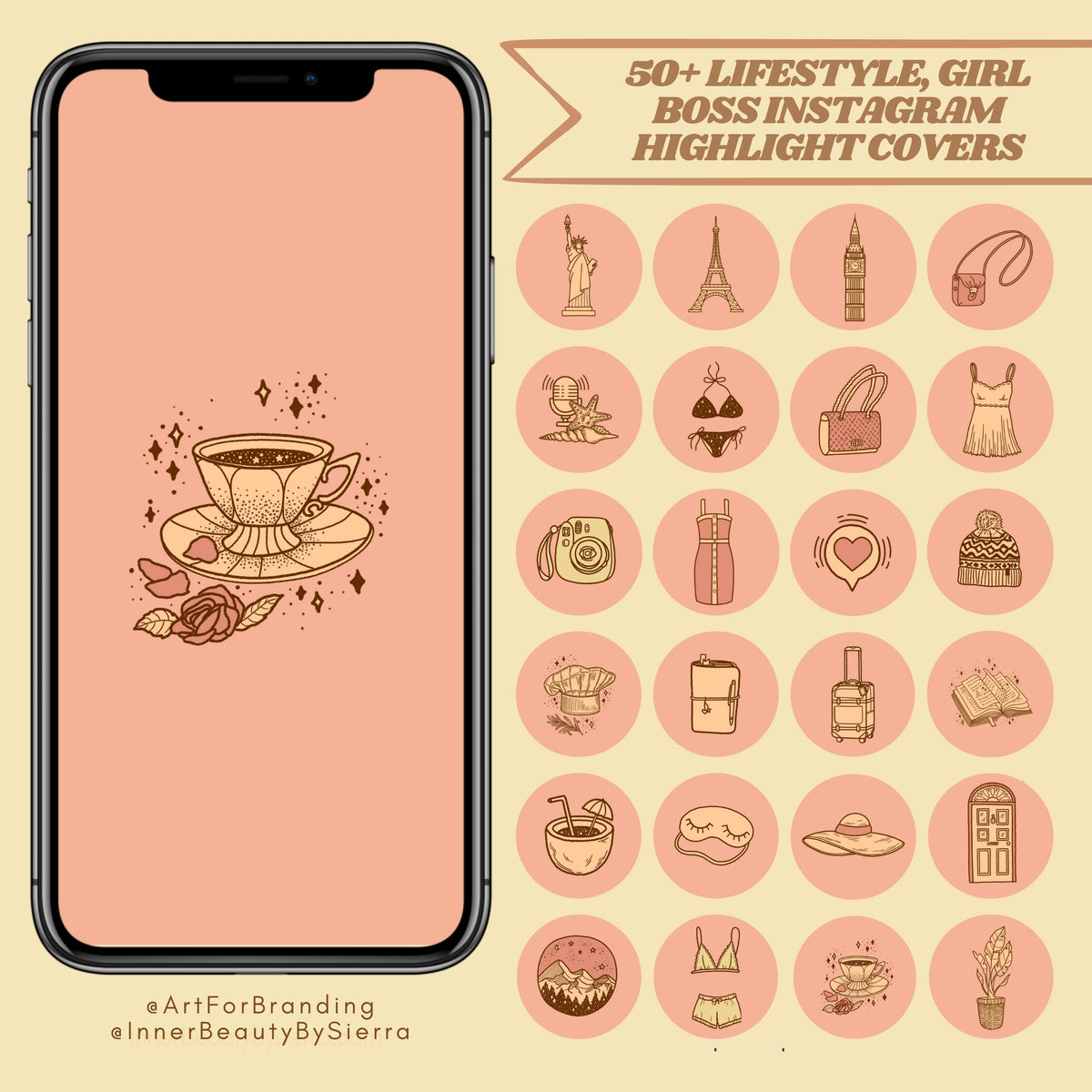 50+ Boss Babe Instagram Highlight Covers in Jpegs for Instagram, Brand ...